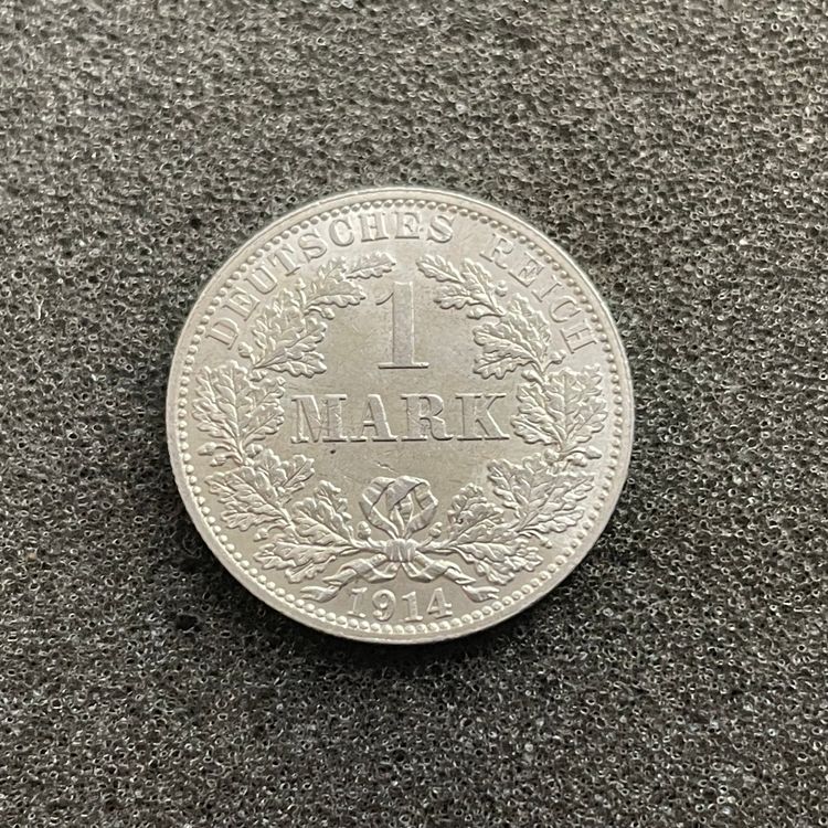 1 Mark Silber Deutsches Reich 1914 A | Kaufen auf Ricardo