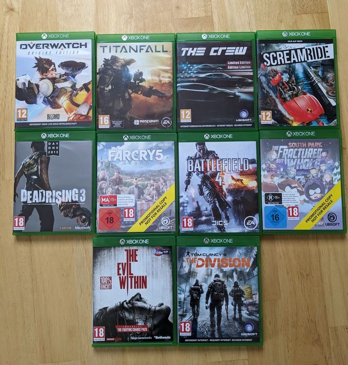 Xbox One Games Collection / 10 Spiele (D'occasion) à Unterkulm pour CHF ...