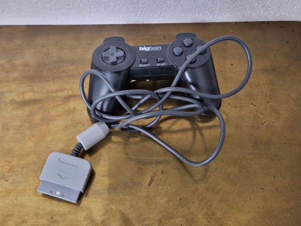 PS1 - Controller Drittanbieter (BigBen) / schwarz (Gebraucht) in Volken ...