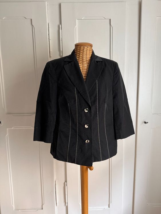 DELMOD - Vintage Blazer schwarz 40 | Kaufen auf Ricardo