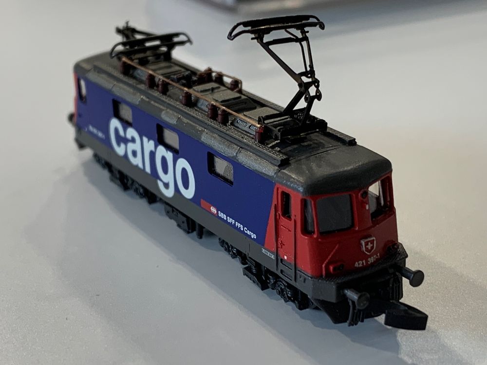 Swiss Z Line Präzisionsmodell Re 4/4 II Cargo Spur Z | Kaufen auf Ricardo