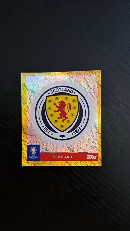 Topps Euro 2024 SCO 1 Wappen GOLD | Kaufen auf Ricardo