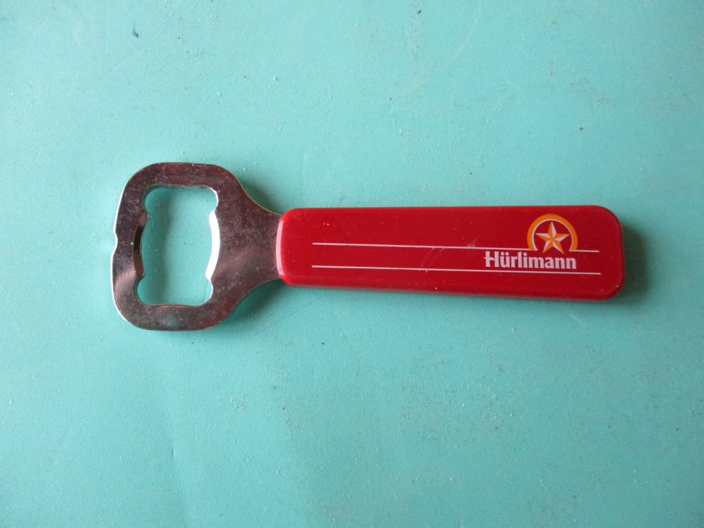 Hürlimann Flaschenöffner rot Vintage Bier Werbung Sammler | Kaufen auf Ricardo