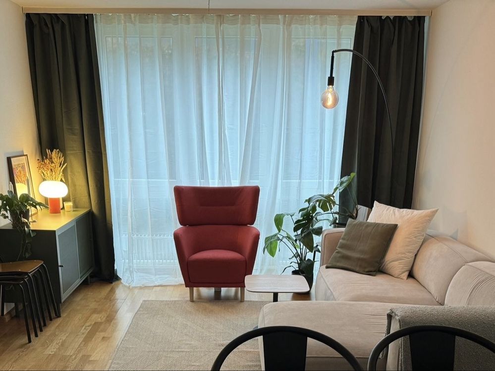 2x IKEA Rosenrobinia Gardinenband-Vorhänge Weiss (Gebraucht) in Basel ...