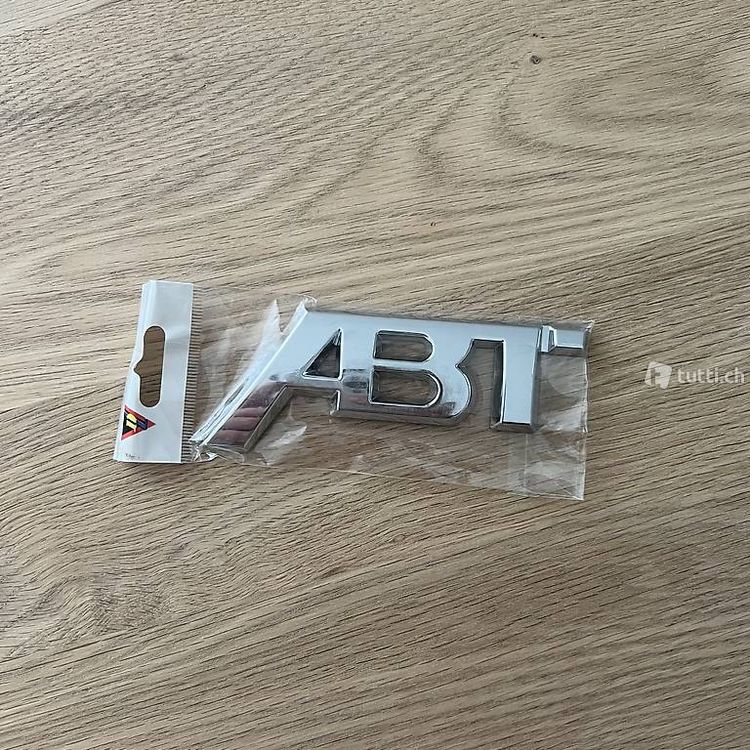 ABT Emblem Chrome Logo NEU (Gebraucht) in Hinwil für CHF 9 – mit ...