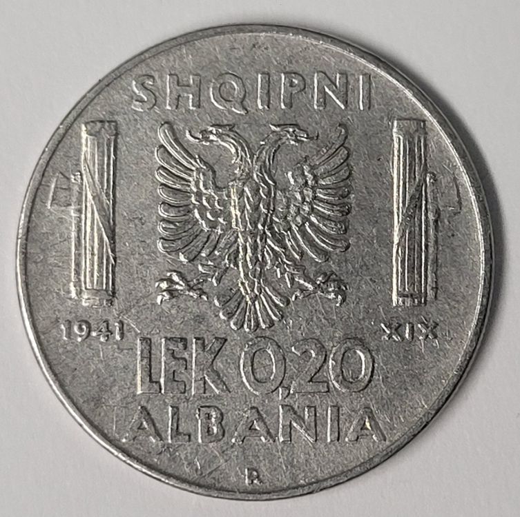 0.20 LEK / ALBANIEN 1941 (Gebraucht) in Mumpf für CHF 3 – mit Lieferung ...
