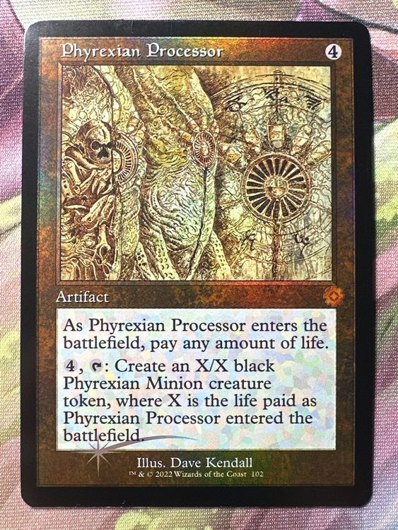 Phyrexian Processor FOIL #102 Retro Frame Artifacts (Neu (gemäss Beschreibung)) in für CHF 3.5 ...