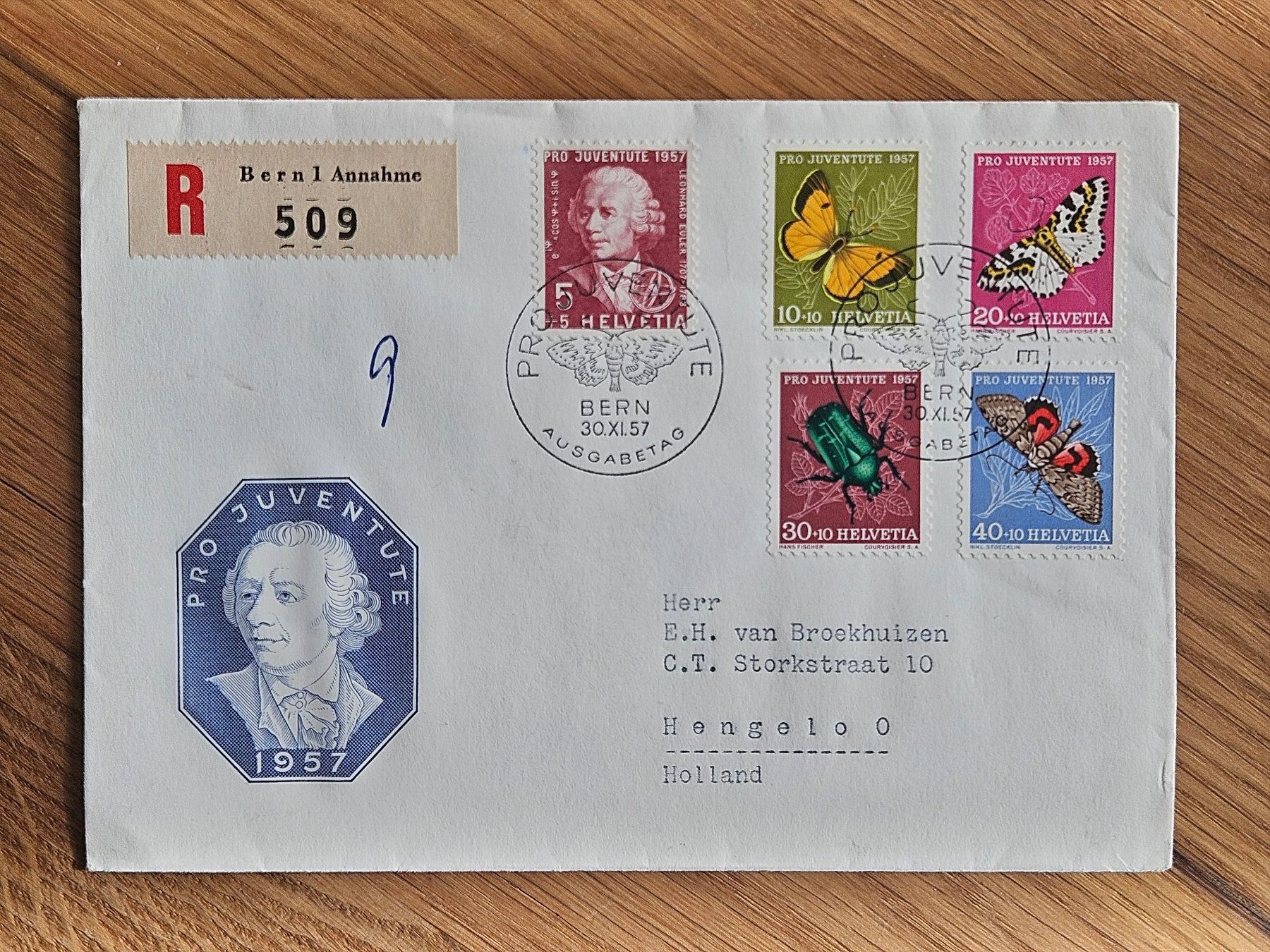 FDC PJ 1957 (Kat 50.--) ab nur 4.-- (Gebraucht) in Buttikon SZ für CHF 4 – mit Lieferung auf ...