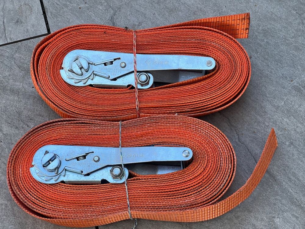 Spannset / Zurrgurte (2 Stück, je 12m) | Kaufen auf Ricardo