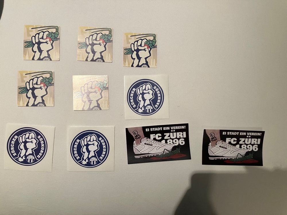 FCZ Sticker MIX- 10 Stück- MIX AUS 3 seltenen Stickern | Kaufen auf Ricardo
