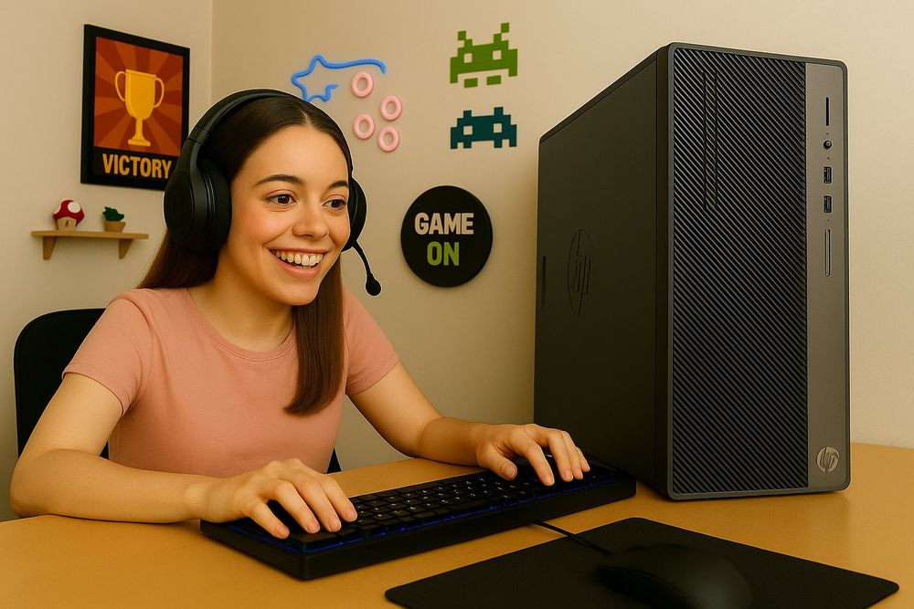 Kompakter & Stark HP Gaming PC • i7-8700 • GTX 1650 (Gebraucht) in ...