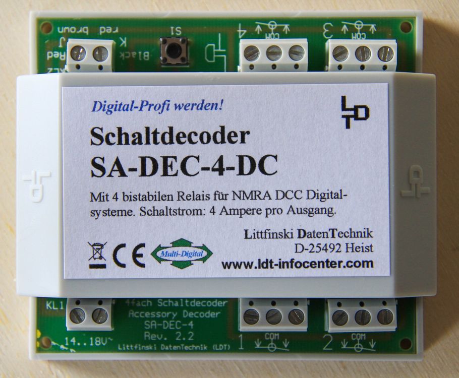 2x Littfinski SA-DEC-4-DC, Schaltdecoder, Rev. 2.2 (Gebraucht) in Thun ...