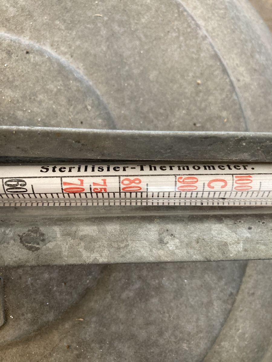 Alter Einkochtopf Topf mit Deckel und Thermometer 🌡️ (Gebraucht) in ...