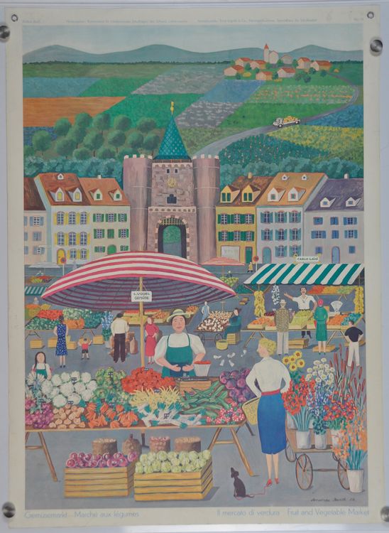 Schulwandbild Gemüsemarkt Andreas Barth | Kaufen auf Ricardo Schulwandbild Gemüsemarkt Andreas Barth | Kaufen auf Ricardo