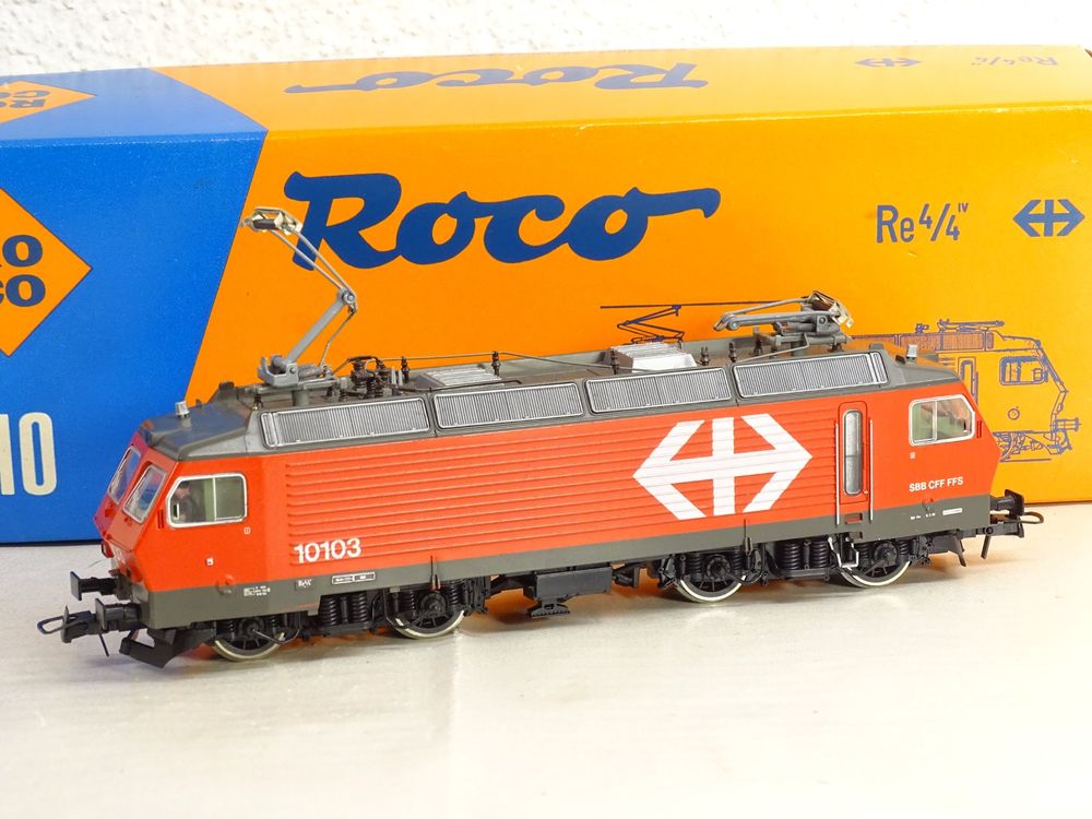 Roco 04178B, Re4/4, SBB/CFF, 10103 Rot, H0,GS/DC,OVP | Kaufen auf Ricardo