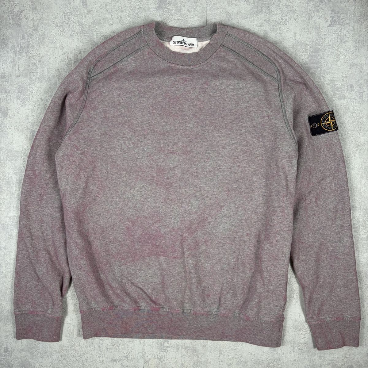 Sweat Stone Island Dust Colour Treatment Gris - XL (Neu (gemäss ...