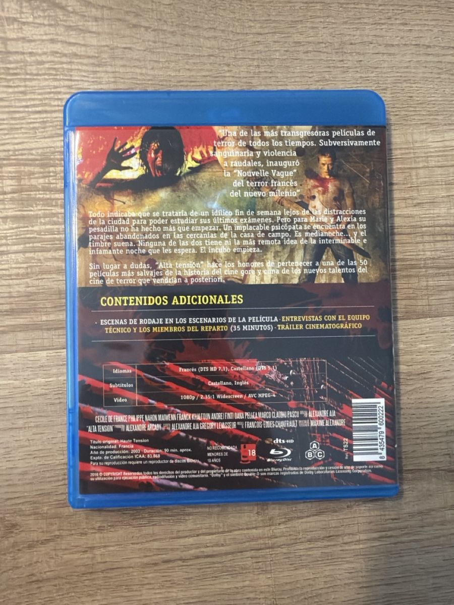 High Tension (2003,Uncut) BluRay (Gebraucht) in Hagendorn für CHF 5 ...