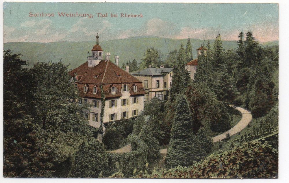 THAL bei RHEINECK Schloss Weinburg, Werbung Gasthaus Schiff | Kaufen auf Ricardo