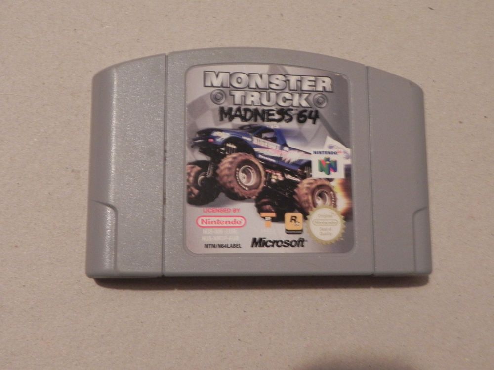 Nintendo 64 Modul Spiel Game N64 Monster Truck Madness 64 | Acheter sur ...