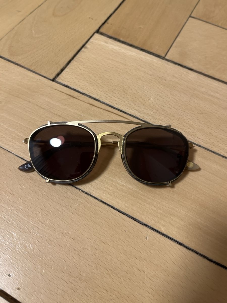 Einstoffen Sonnenbrille Clip-On im Retro Look - Top Zustand! (Gebraucht ...