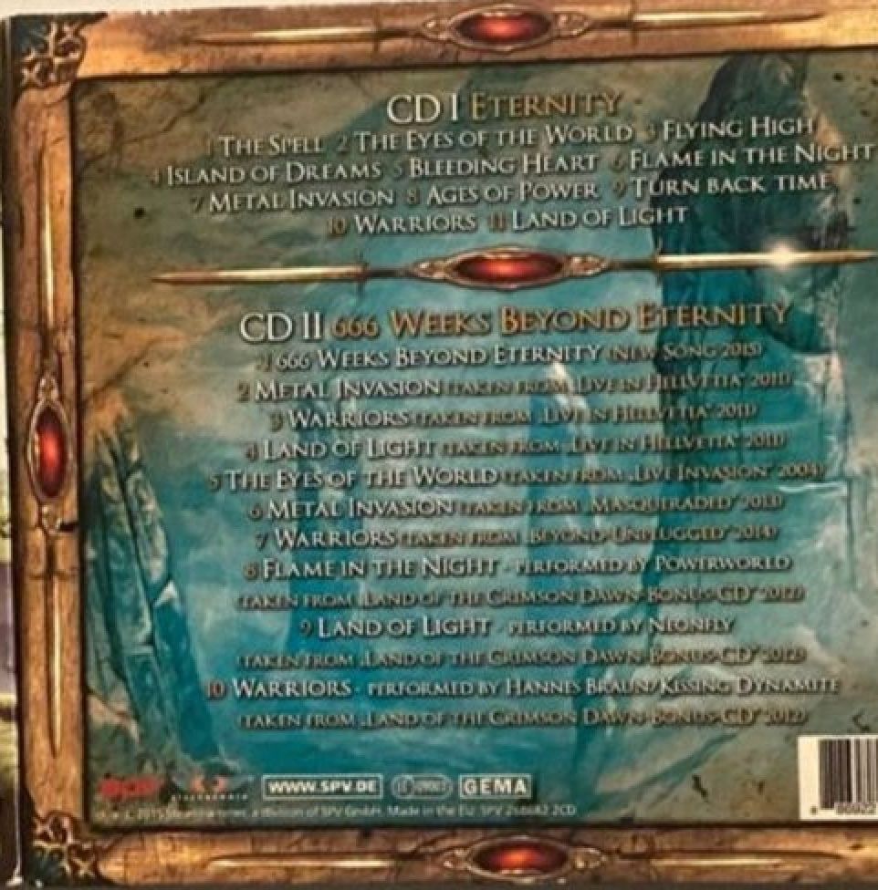 Freedom Call 2-CD - Eternity Live - Power Metal - Top (Gebraucht) in ...