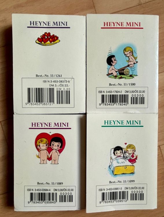 Liebe ist... Mini Comic Büchlein, 4Stk. Heyne Verlag (Gebraucht) in Kehrsatz für CHF 3.95 – mit ...