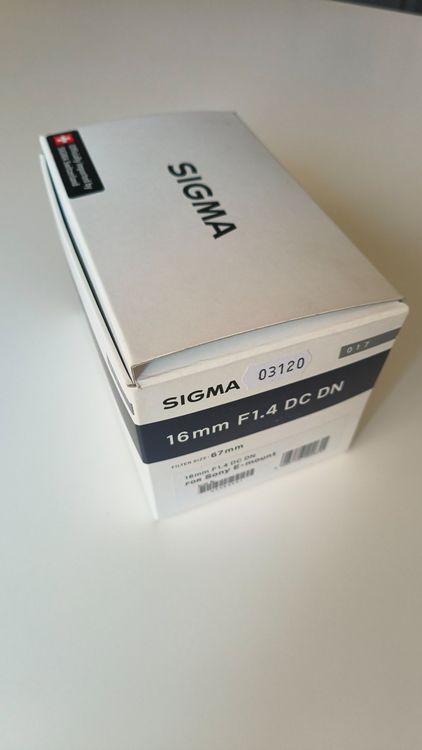 Sigma 16mm f.1.4 DC DN | Kaufen auf Ricardo