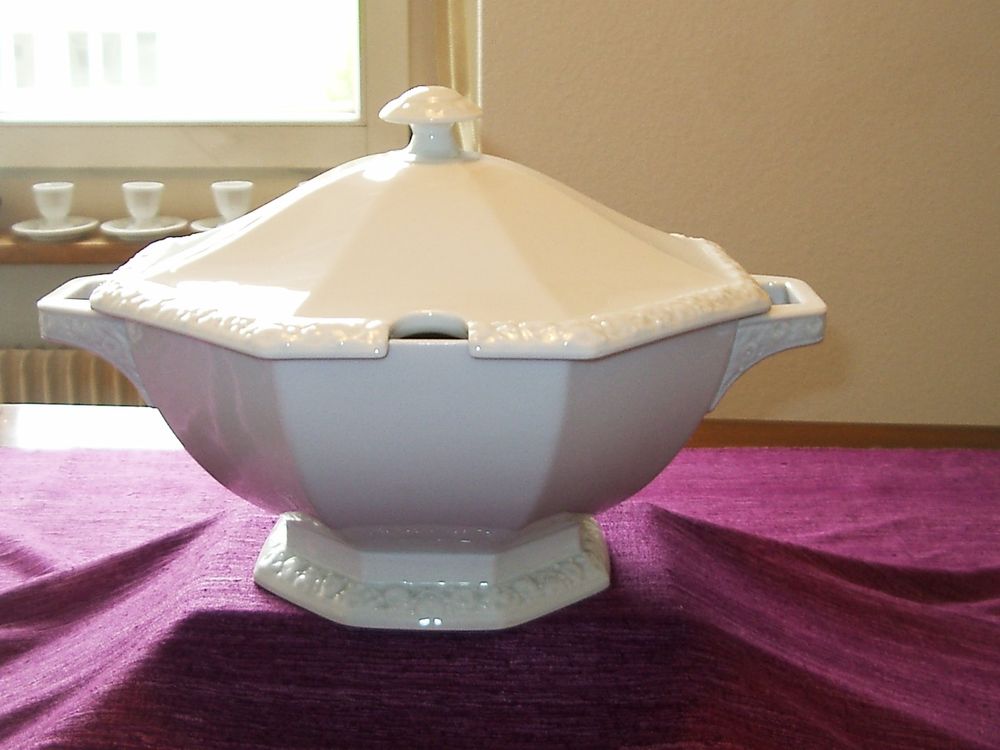 Porzellan Terrine gross auf Fuss mit Deckel Rosenthal Maria (Gebraucht ...