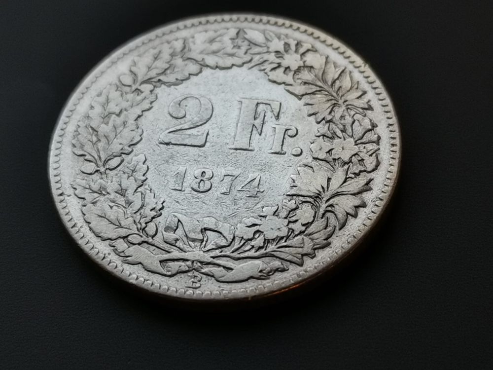 Silbermünzen 2 Franken 1874 | Kaufen auf Ricardo