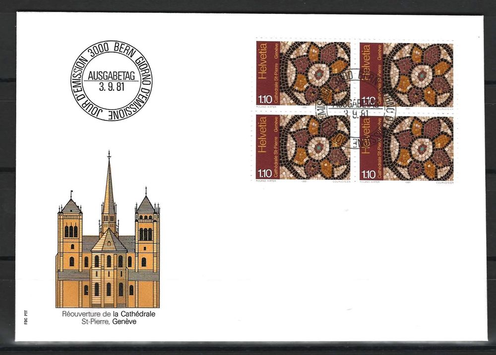 FDC Viererblock 1981 | Kaufen auf Ricardo