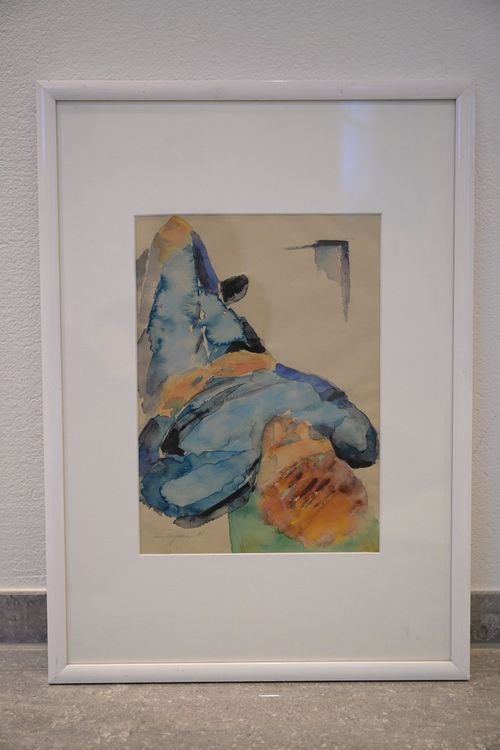 Aquarell in weissem Rahmen (Gebraucht) in Eschenbach SG für CHF 9 – mit Lieferung auf Ricardo kaufen