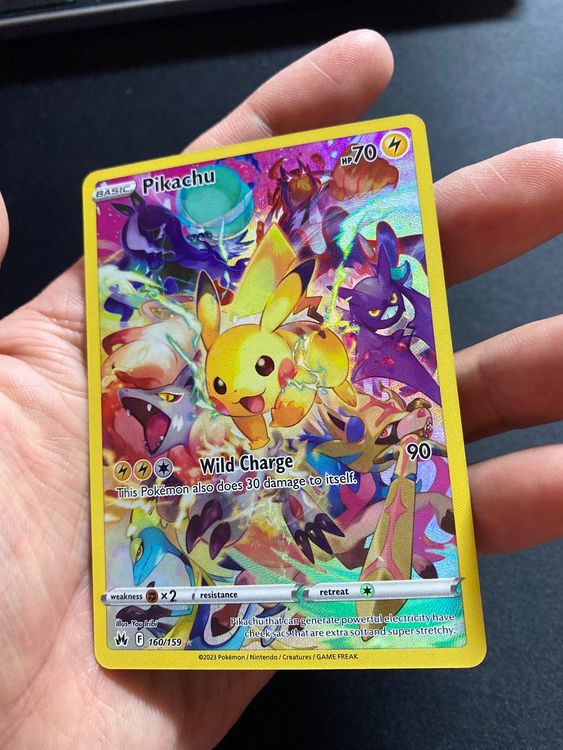 Pikachu Secret Rare - Crown Zenith - 160/159 - EN | Kaufen auf Ricardo