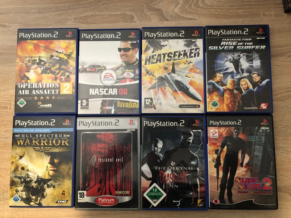 27 Playstation 2 Spiele - alle deutsch mit Anleitung (Gebraucht) in ...