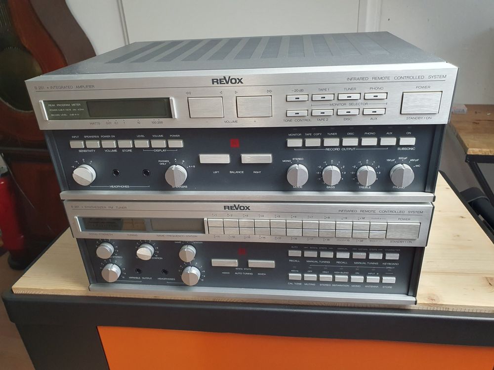 Revox B251 Stereo Amplifier mit Digital Tuner B261 (Defekt) in Steckborn für CHF 269 – nur ...