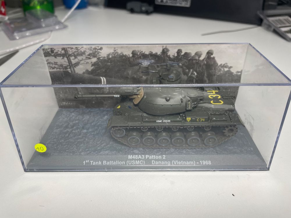 Panzer M48A3 Patton 2 USMC Vietnam Metall 1/72 (Neu und ...
