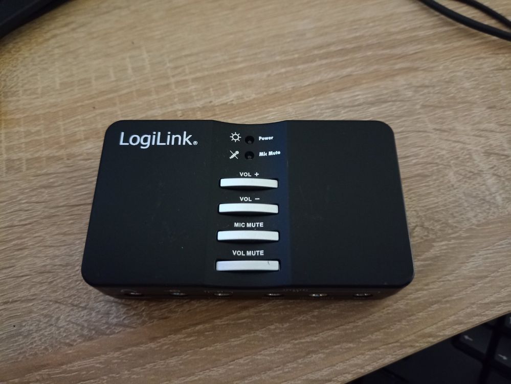LogiLink 7.1 8-Kanal external pc laptot sound card (Gebraucht) in Büron ...