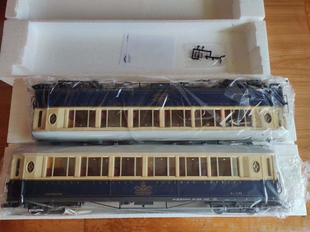 LGB 36658 RhB Pullman Express Personenwagen, drei Wagen | Kaufen auf ...