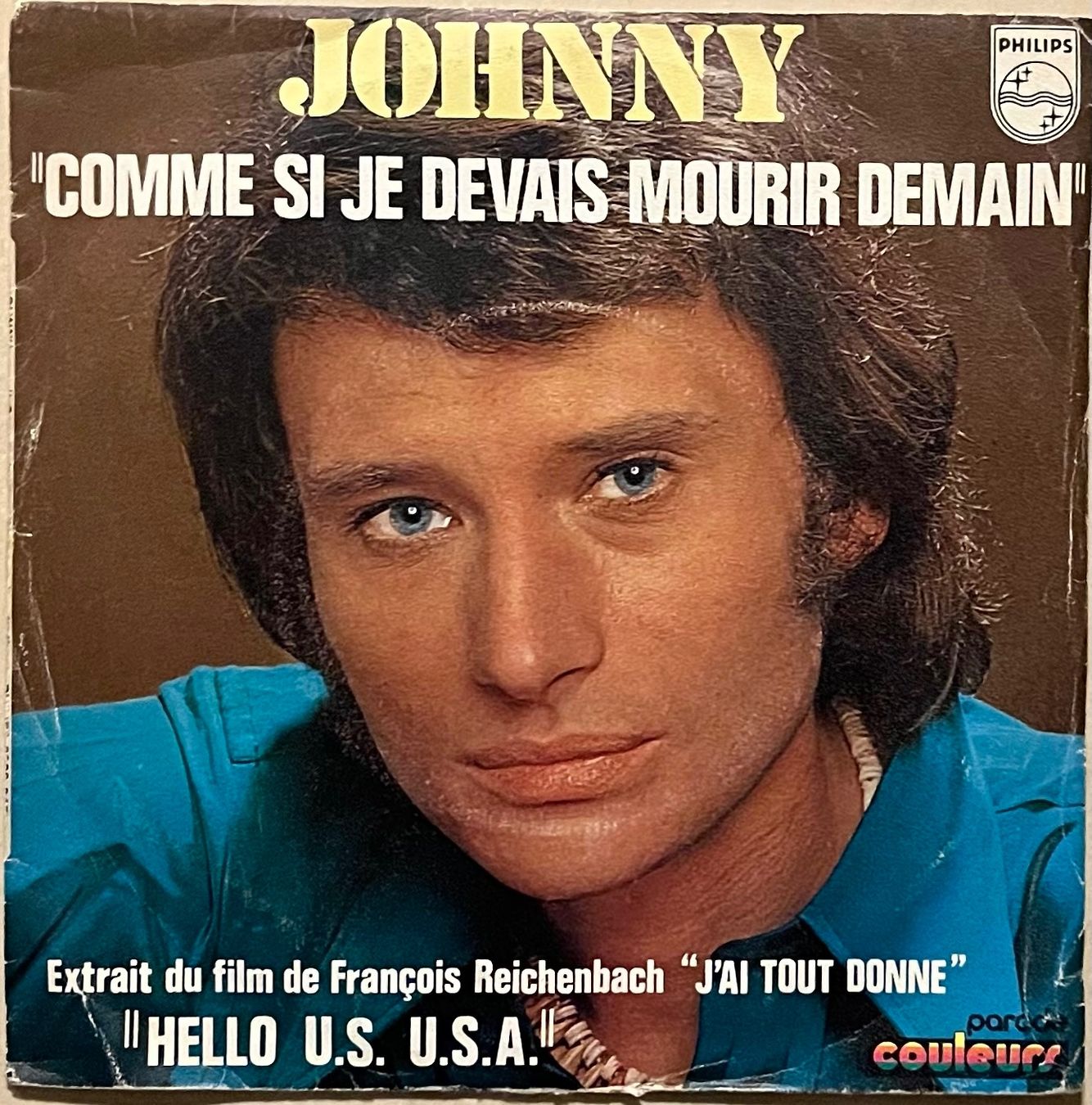 JOHNNY HALLYDAY - COMME SI JE DEVAIS MOURIR DEMAIN (D'occasion) à ...