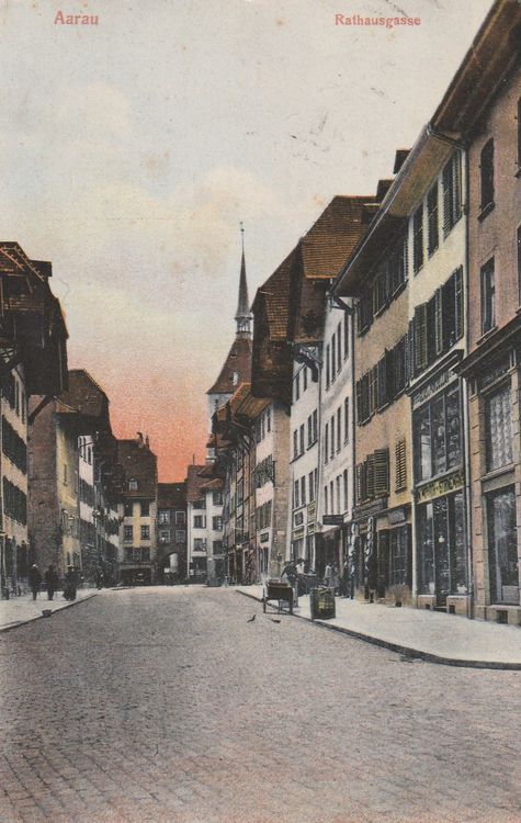 AK Aarau Rathausgasse 1907 (Gebraucht) in Rupperswil für CHF 1 – mit Lieferung auf Ricardo kaufen