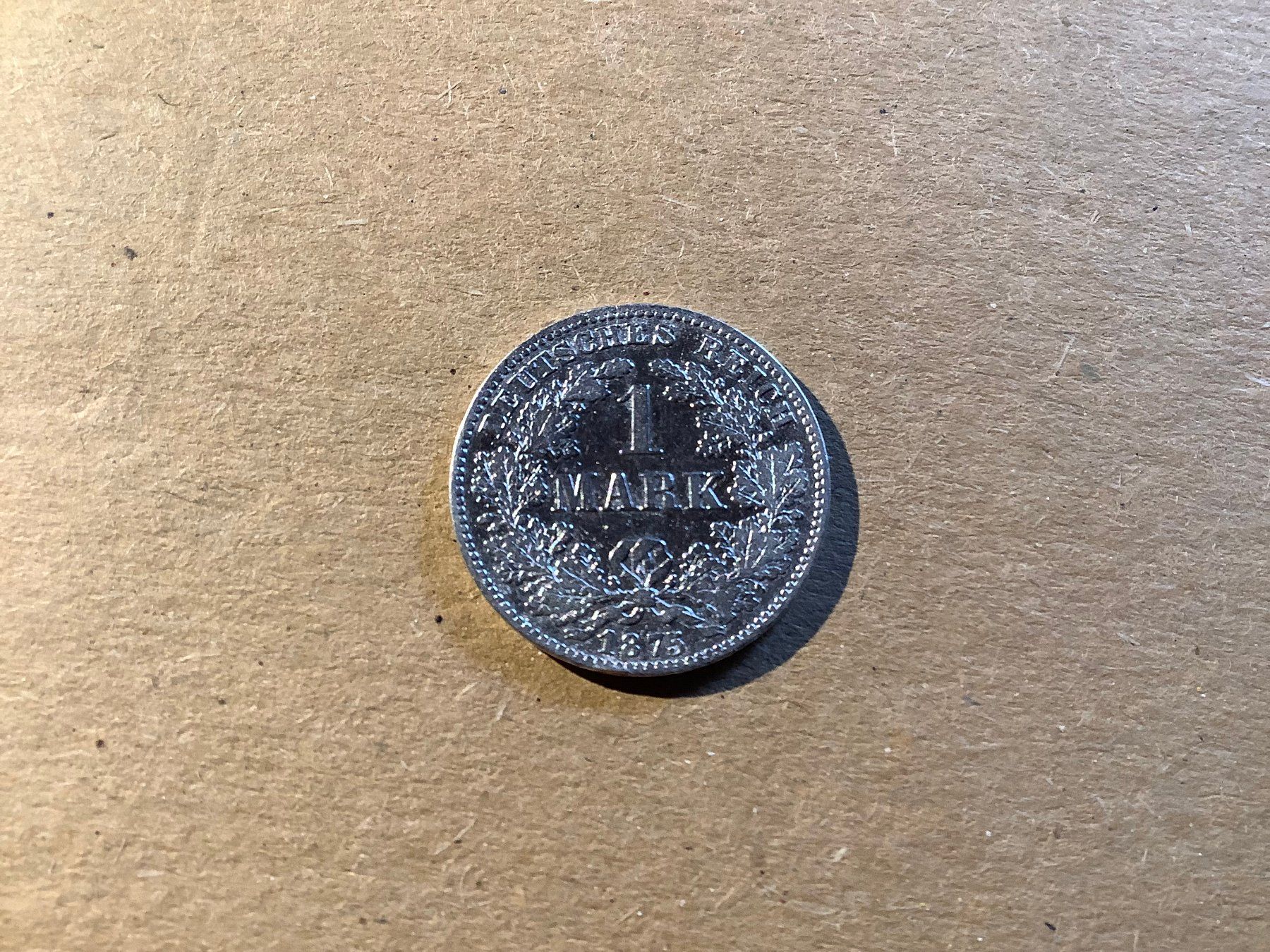 1 Mark 1875 H – Silber – Kaiserreich – Jäger 9 (Gebraucht) in Meiringen ...