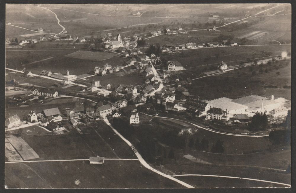 AK TG, ungel., um 1925: WÄNGI, Flieger-Postkarte (Gebraucht) in Basel ...