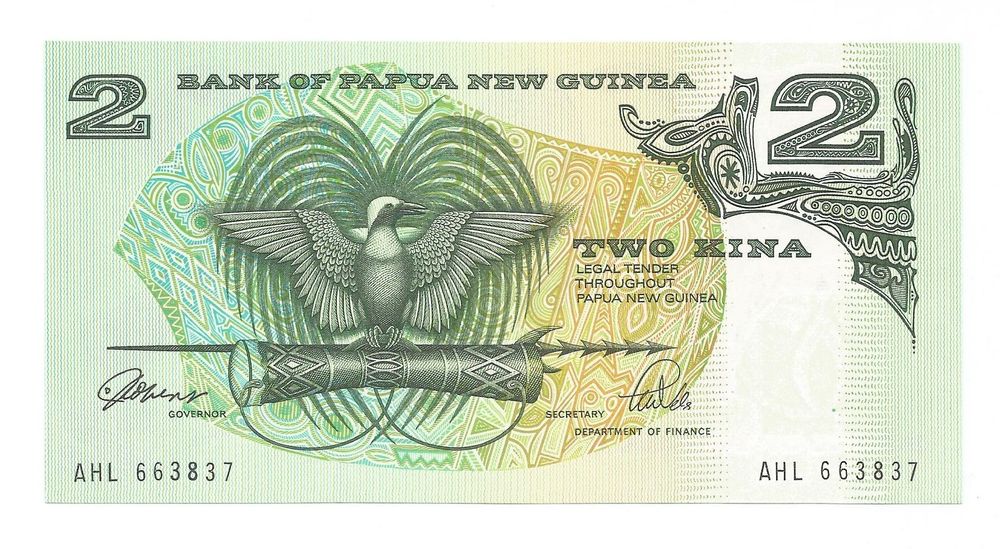 Banknote Papua New Guinea 2 Kina (Neu (gemäss Beschreibung)) in Gossau ...