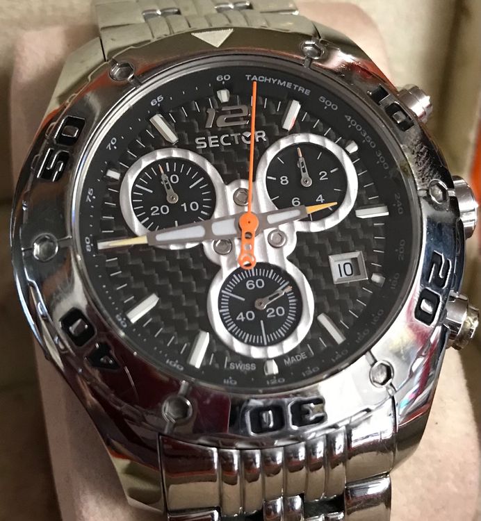 SECTOR ETA Chronograph Herrenuhr ( Neue Preise : 375 CHF ) (Gebraucht ...