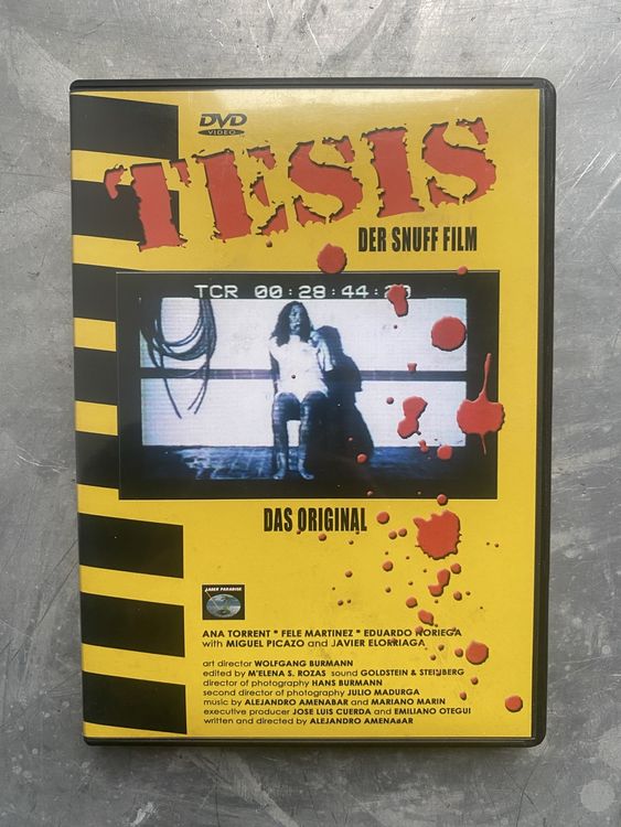 Tesis: Der Snuff Film / Thesis - DVD Laser Paradise [1996] (Gebraucht ...
