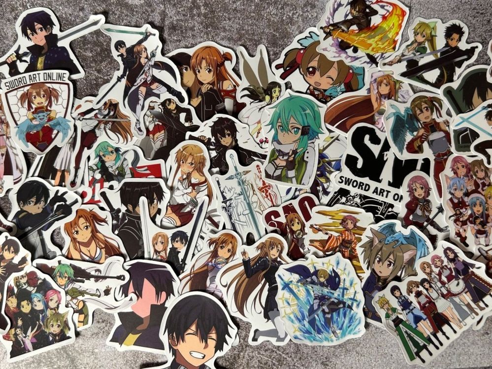 50x Sword Art Online SOA / Aufkleber Sticker | Kaufen auf Ricardo