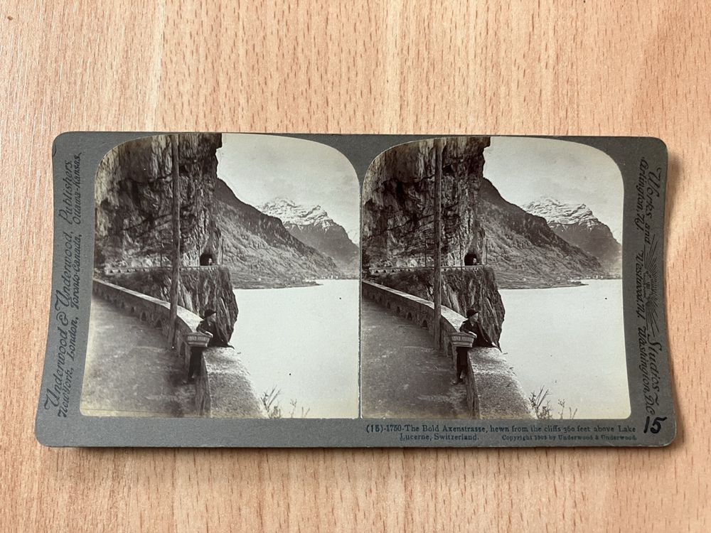 Stereo Bilder Axenstrasse Luzern 1900,s (Gebraucht) in Zürich für CHF 7 – mit Lieferung auf ...