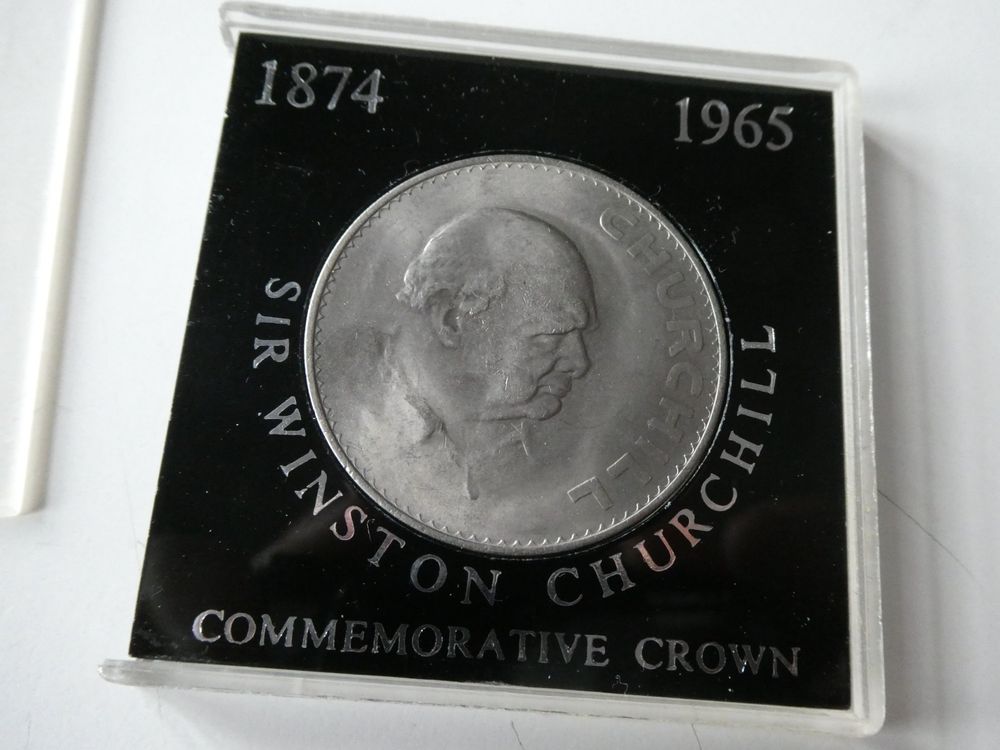 Grossbritannien 1965, 1 Crown Churchill unzirkuliert (Neu (gemäss Beschreibung)) in Hinterforst ...