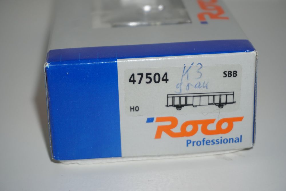Roco 47504 - SBB gedeckter Güterwagen K3 grau H0/DC (Gebraucht) in Matten b. Interl für CHF 28 ...