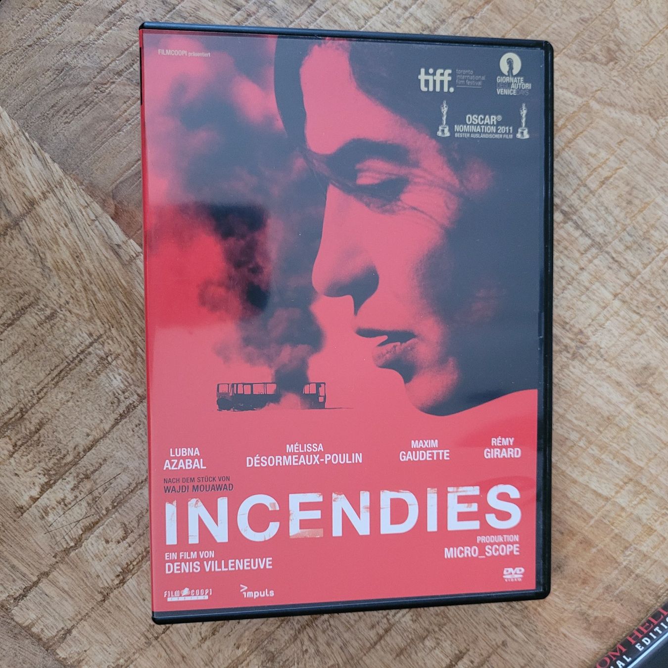 Incendies dvd Die Frau die Singt von Denis Villeneuve (Gebraucht) in ...