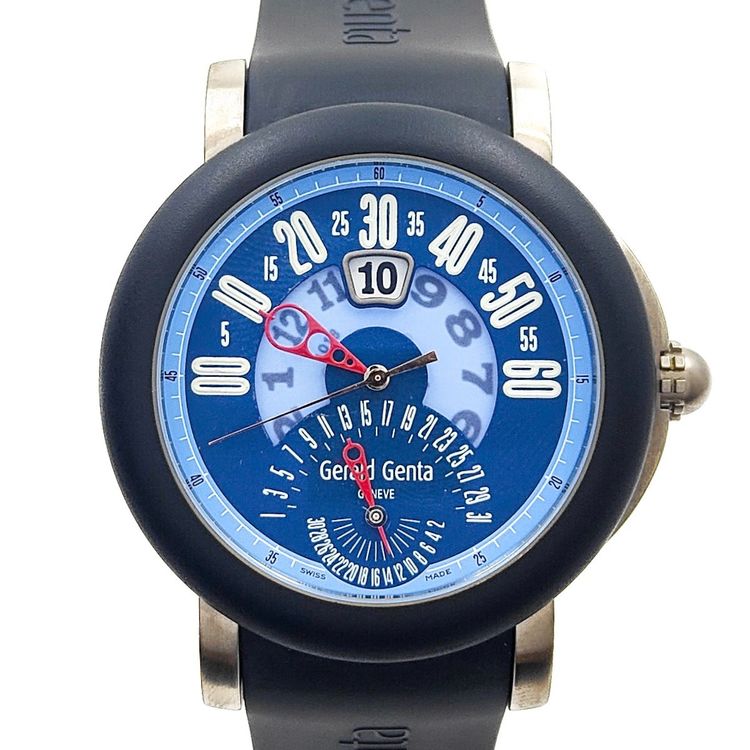 Gérald Genta Arena Bi-Retro Blue Dial (Gebraucht) in Montreux für CHF ...